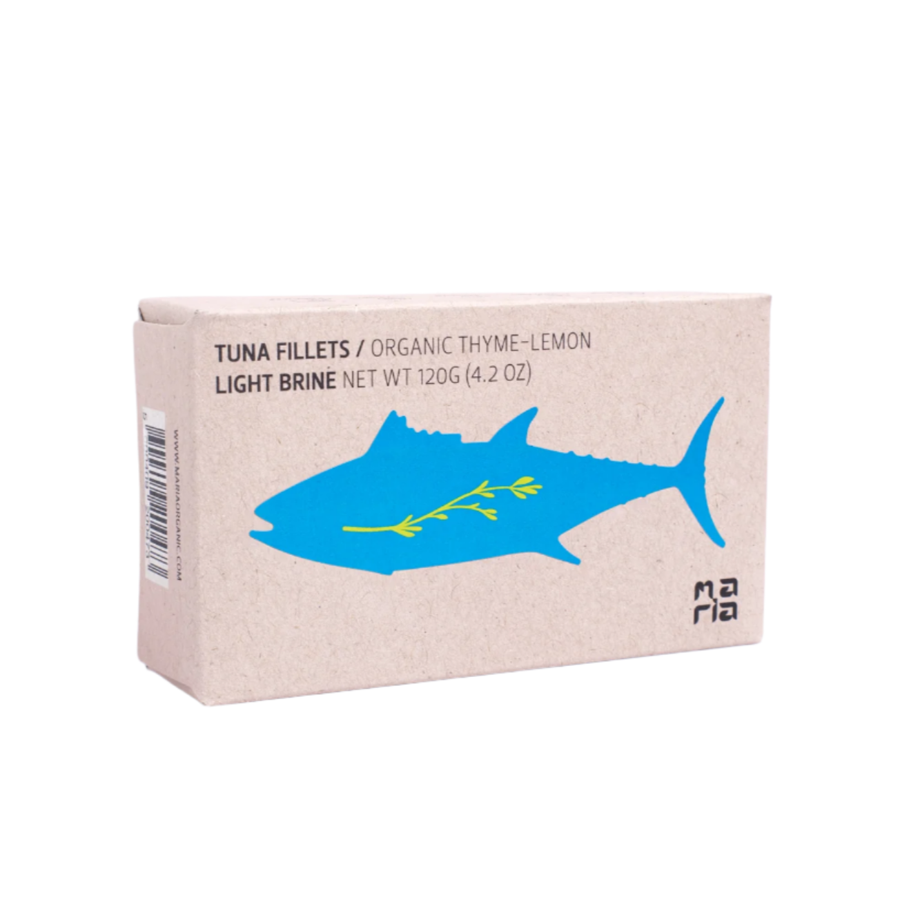 Tuna fillet in brine with organic lemon thyme (BIO) | Maria Organic ...